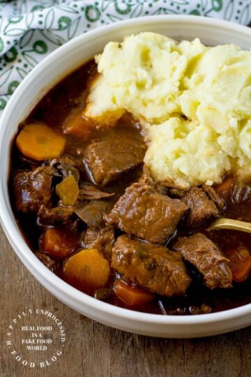 The ULTIMATE Irish Beef Stew with Guinness | Happily Unprocessed