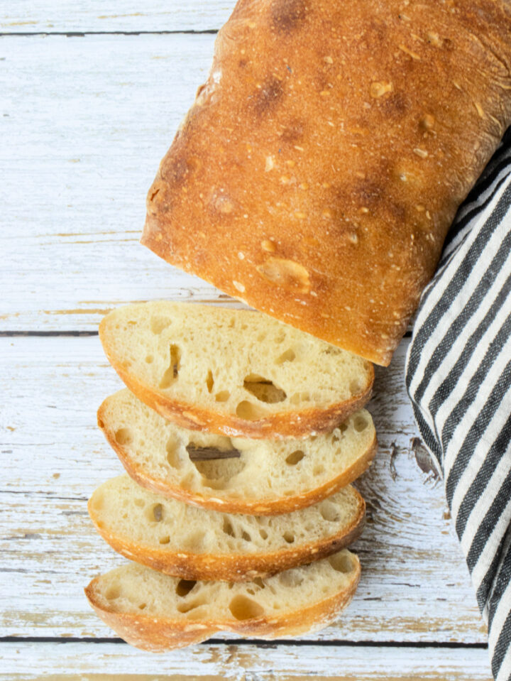 Homemade Italian Ciabatta Bread (with step by step instructions ...