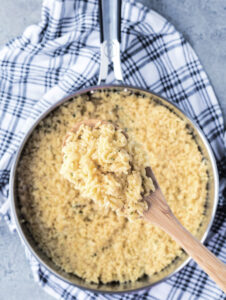 Creamy Garlic Parmesan Orzo Recipe