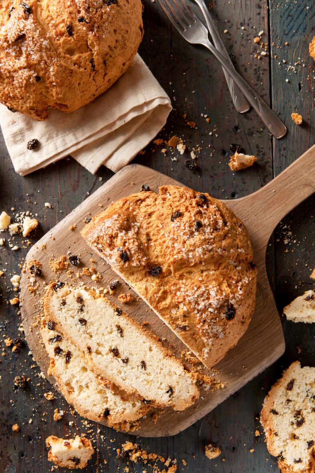 Irish Soda Bread with Currants and Irish Whiskey | Happily Unprocessed