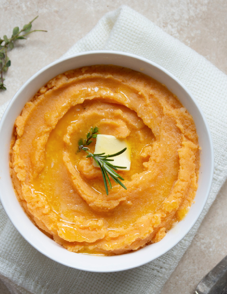 Thanksgiving Mashed Sweet Potatoes | Happily Unprocessed